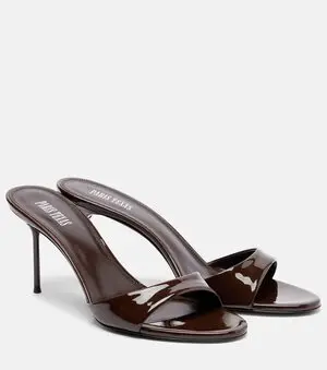 Paris Texas Buckled Mules Clogs For Women
