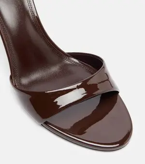 Paris Texas Lidia Patent Leather Mules - Brown