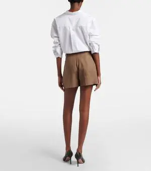Ralph Lauren Denise Belted Linen Shorts