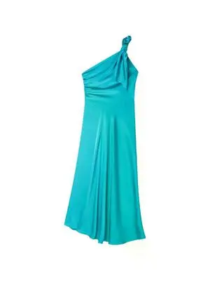 Sandro One-shoulder Midi Dress