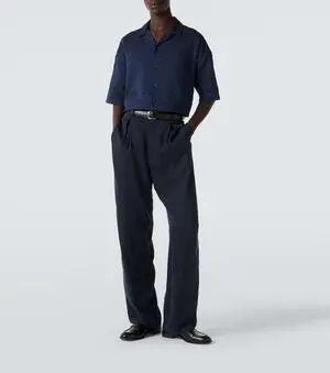 Giorgio Armani Seersucker Bowling Shirt