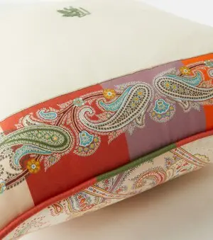 Etro Paisley Cotton Cushion