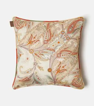 Etro Paisley Cotton Cushion