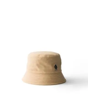 Prada Piqué Bucket Hat - Neutral