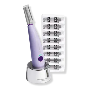 MICHAEL TODD BEAUTY Sonicsmooth Dermaplaning System, Peach Fuzz Remover 8 Weeks Of Treatments - Lavender