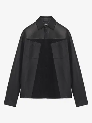 Alexander McQueen Leather Overshirt
