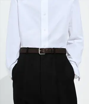 Bottega Veneta Intrecciato Belt - Fondant