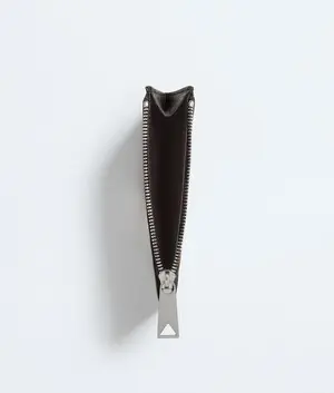 Bottega Veneta Woven Mycelium Zipped Card Case