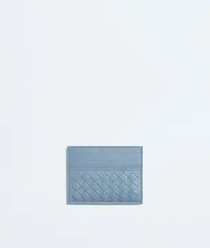 Bottega Veneta Woven Mycelium Credit Card Case - Mineral