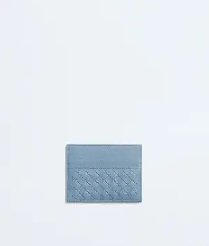 Bottega Veneta Woven Mycelium Credit Card Case - Mineral