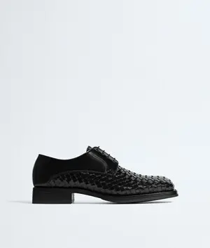 Bottega Veneta Woven Derbys