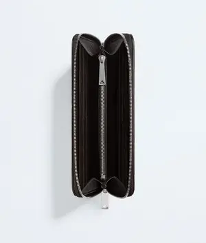 Bottega Veneta Woven Mycelium Zip-around Wallet