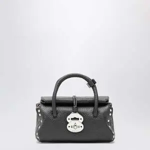 ZANELLATO Baby Grained Leather Bag With Twist-lock Buckle - Black