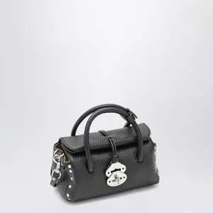 ZANELLATO Baby Grained Leather Bag With Twist-lock Buckle - Black