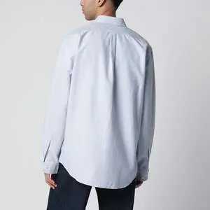 Polo Ralph Lauren Light Blue/white Striped Oxford Custom-fit Shirt - Multicolor