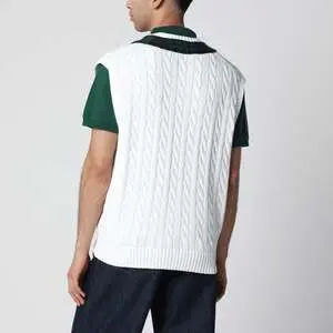Polo Ralph Lauren Cream Cable-knit Vest
