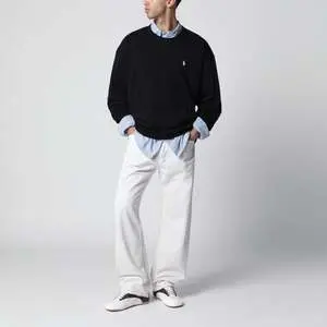 Polo Ralph Lauren Relaxed-fit Crewneck Sweatshirt - Black