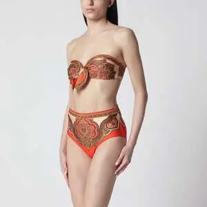 Zimmermann Mahon High-waisted Bikini Bottoms - Multicolor