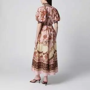 Zimmermann Puff Sleeve Maxi Dress - Multicolor