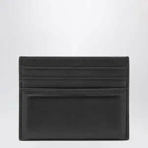 Givenchy Leather Card Holder With Logo - Black
