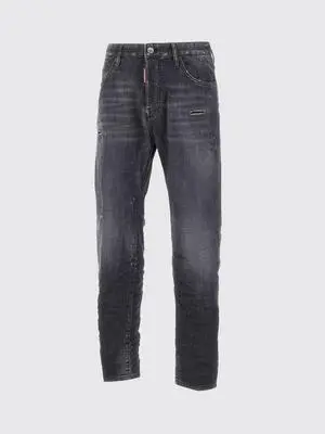 Dsquared2 642 Straight Stretch Denim Jeans - Black
