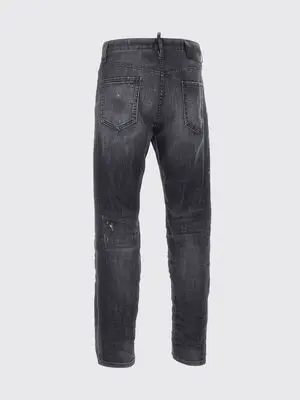 Dsquared2 642 Straight Stretch Denim Jeans - Black