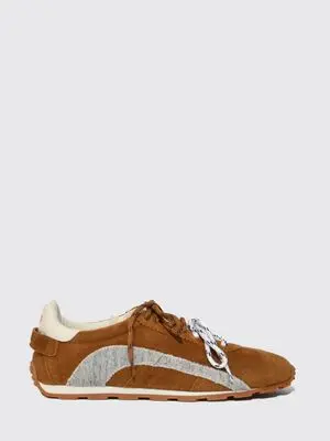 Dsquared2 Dsquared2 DC642 Suede Calf Leather Sneakers Camel