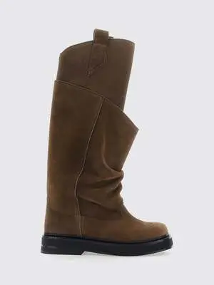 Attico Knee High Boots - Brown