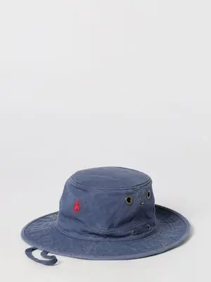 Polo Ralph Lauren Cotton Bucket Hat - Gnawed Blue
