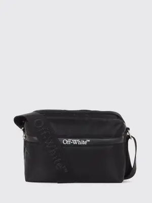 Off-White Nylon Crossbody Bag - Black