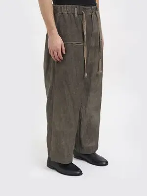 ZIGGY CHEN Wide Leg Striped Trousers