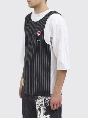 PDF Striped Cotton T-shirt With Slogan
