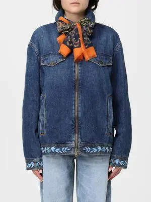 Etro Wool Blend Scarf With Paisley Print