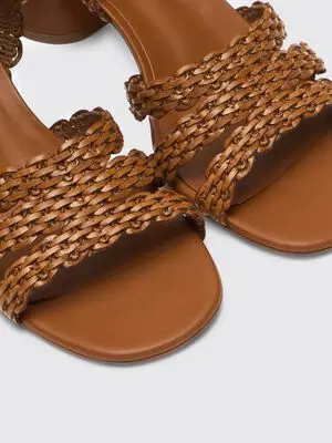 Casadei Braided High Heel Sandals