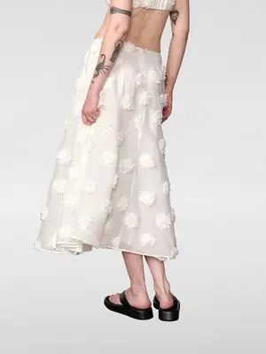 HERSKIND William Recycled Organza Skirt With Flower Appliqu