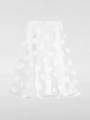 HERSKIND William Recycled Organza Skirt With Flower Appliqu