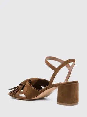 Casadei Heeled Sandals With Fringes