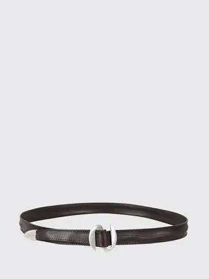 Orciani Orciani Belt With Silver-Tone Buckle Dark