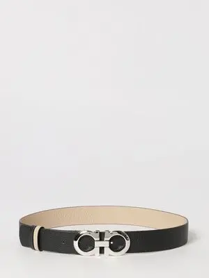 FERRAGAMO Gancini Belt - Beige