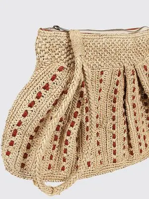 IBELIV Woven Raffia Clutch