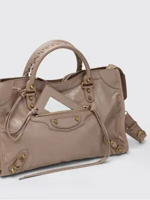 Balenciaga Le City Arena Lambskin Leather Bag - Beige
