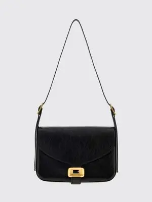 Balenciaga Balenciaga Clicca Arena Leather Shoulder Bag Black