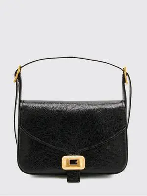 Balenciaga Arena Lambskin Shoulder Bag Black