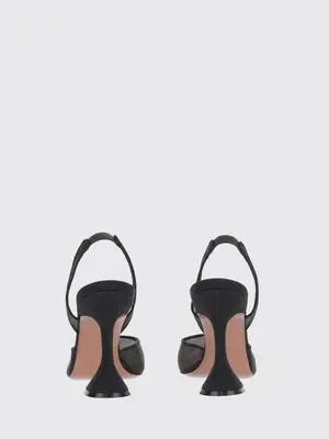 Amina Muaddi Holli Mesh Nylon Slingback Pumps