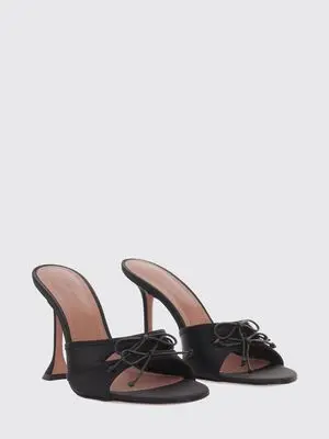 Amina Muaddi Heeled Mules - Black