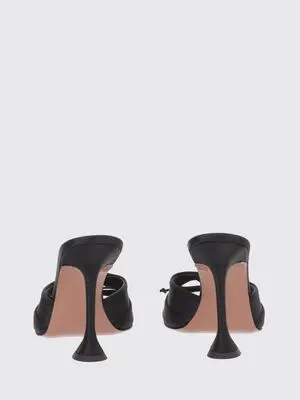 Amina Muaddi Heeled Mules - Black