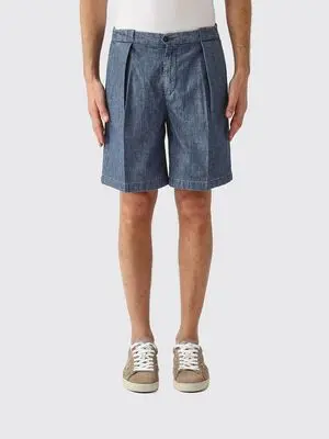 BRIGLIA 1949 Cotton Shorts - Denim