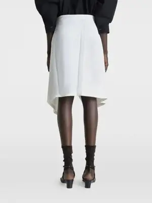 LEMAIRE Asymmetrical Viscose Midi Skirt