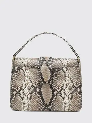 Burberry Rider Python Print Leather Bag