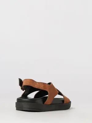ALOHAS Nico Suede Leather Slingback Sandals